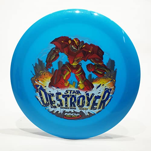Innova InnVision Star Destroyer Distance Driver Golf Disc, Pick Color/Weight [Exact Color May Vary] Green (Bright) 173-175 Grams