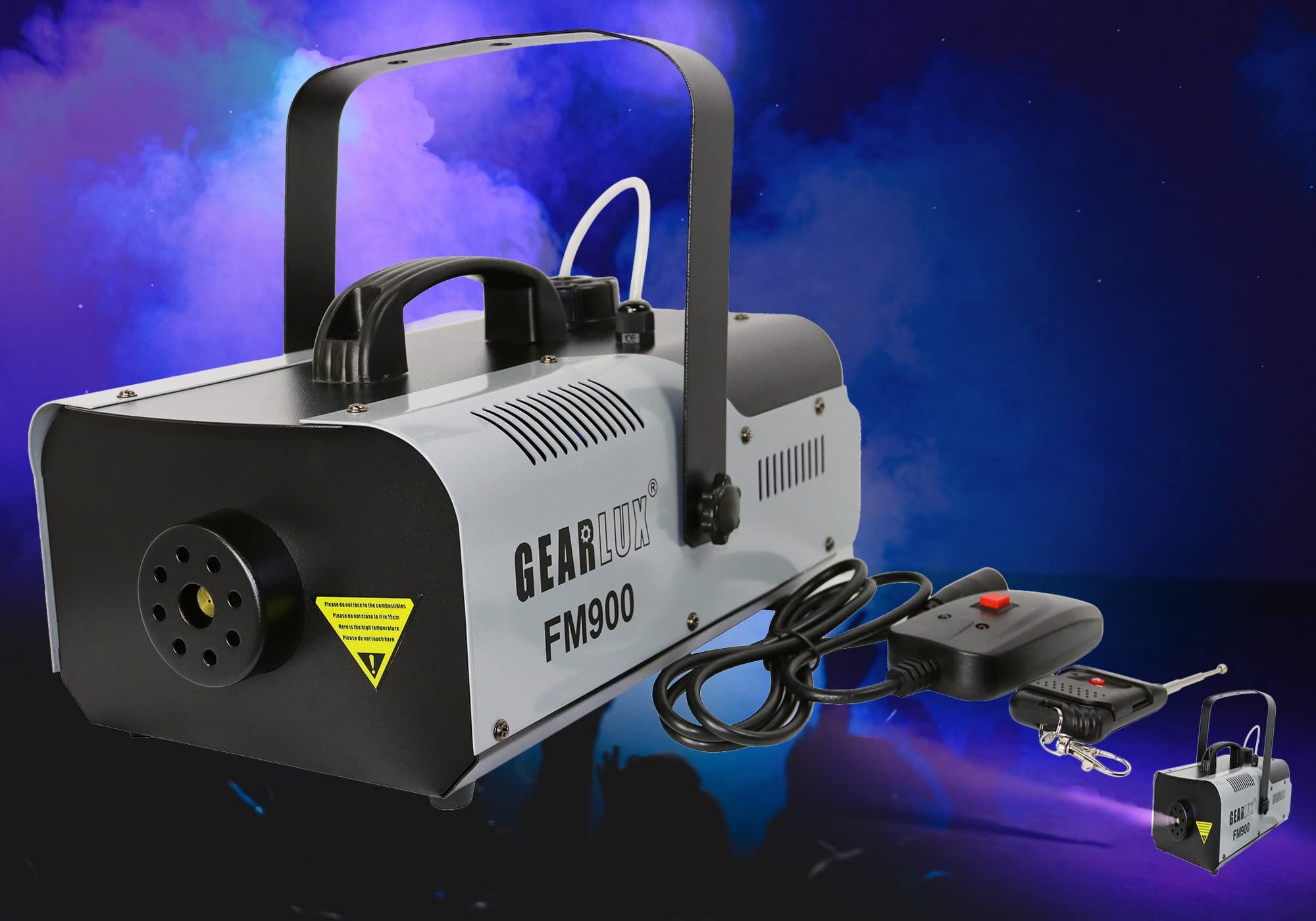Gearlux 400-Watt Compact and High Performing Fog Machine with Wire control