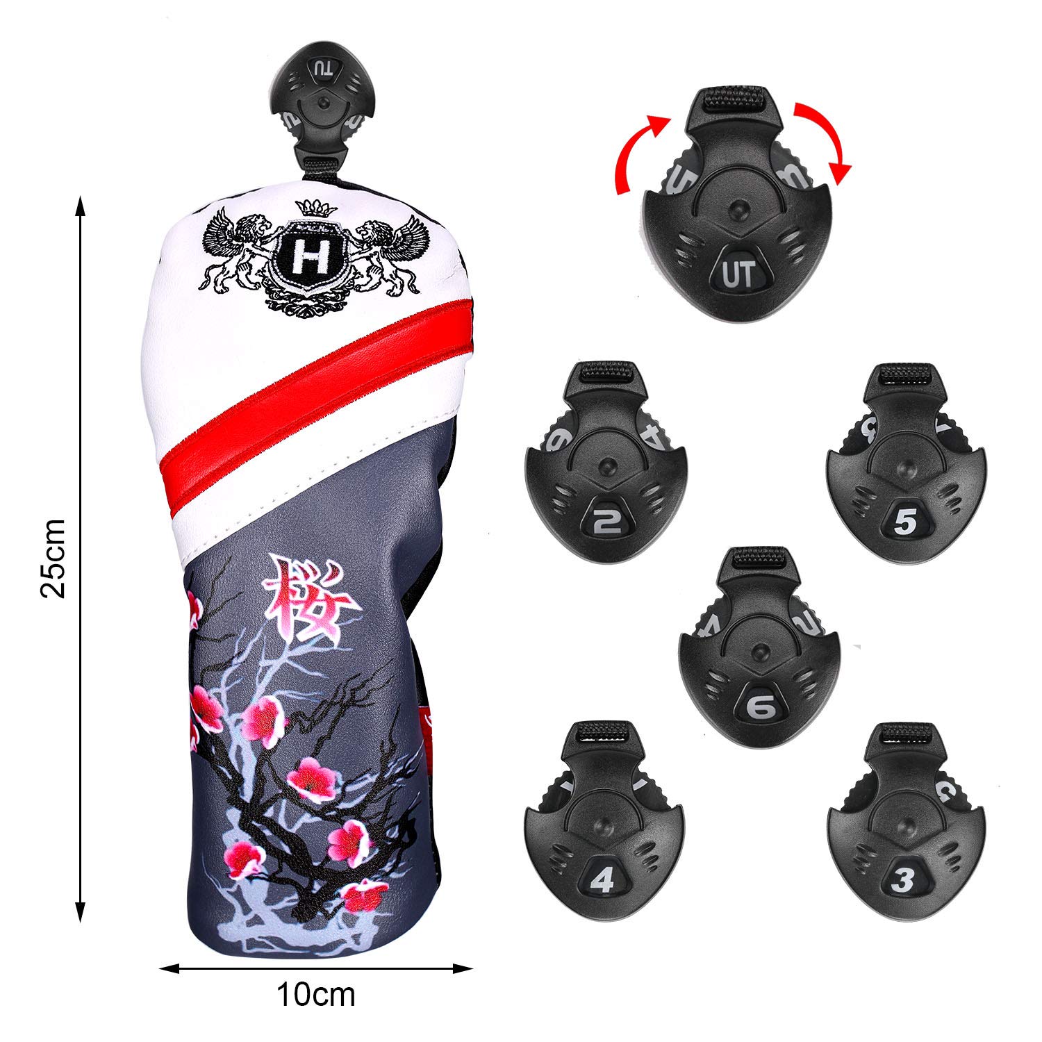 golf head covers for driver fairway wood hybrid (Hybrid)
