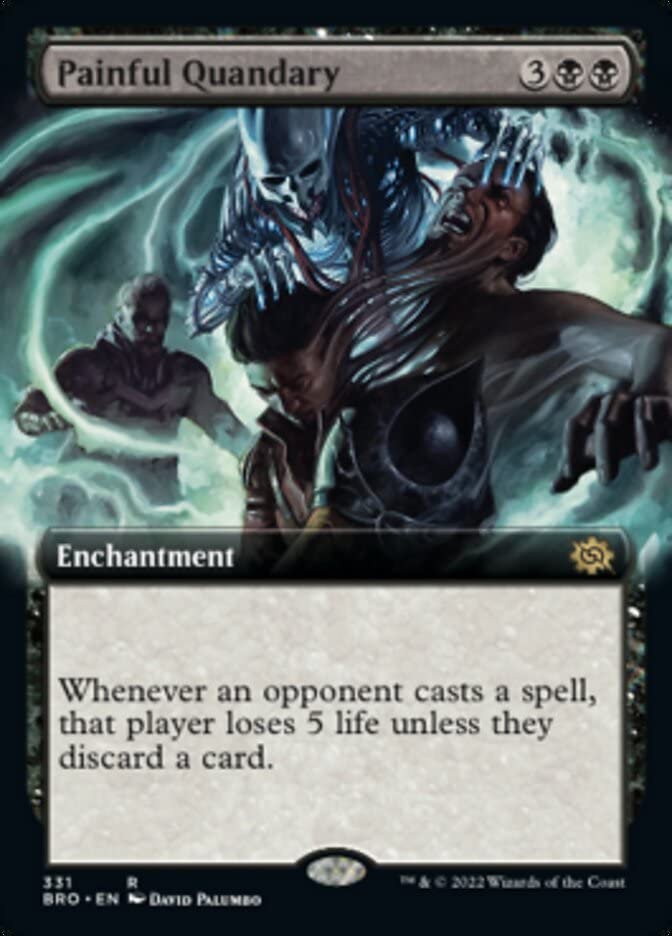 Magic: the Gathering - Painful Quandary (331) - Extended Art - Foil - The Brothers' War