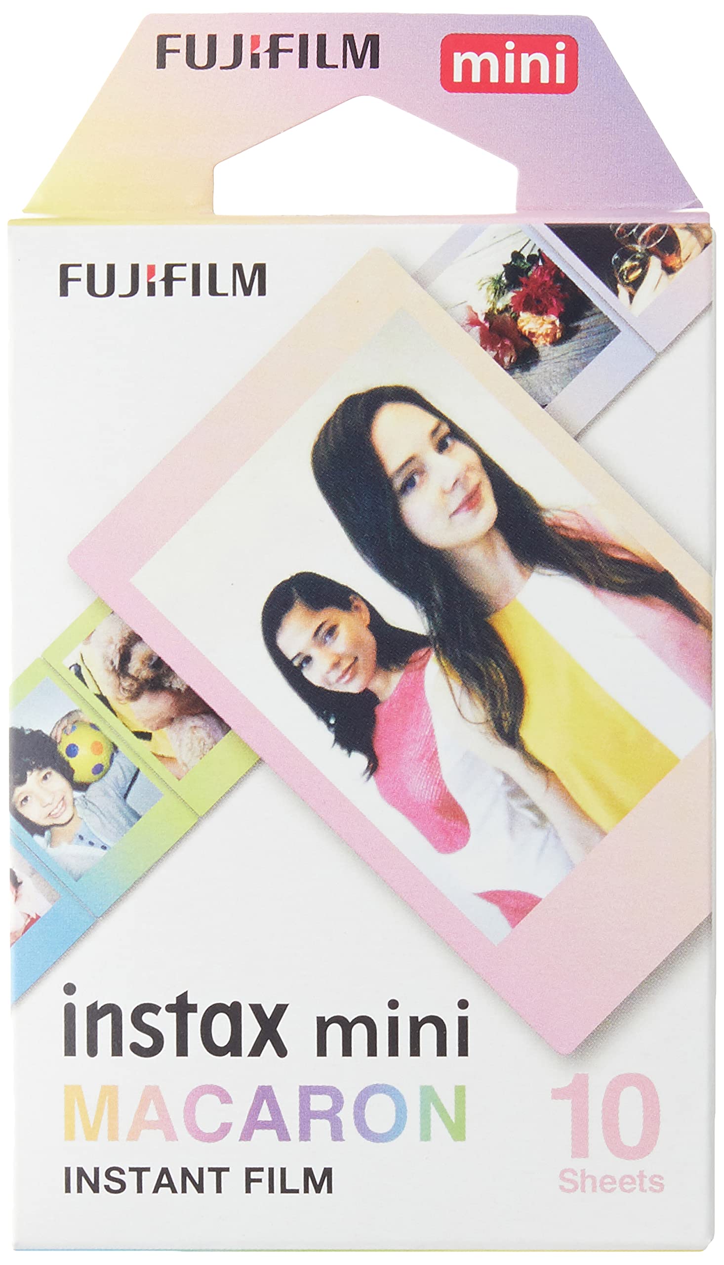 Fujifilm Instax Mini Macaron Film - 10 Exposures & Instax Mini Mermaid Tail Film - 10 Exposures & Instax Mini Rainbow Film - 10 Exposures