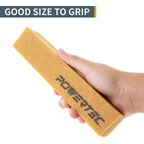POWERTEC 71002 Abrasive Cleaning Stick for Sanding Belts & Discs | Natural Rubber Eraser - Woodworking Shop Tools for Sanding Perfection