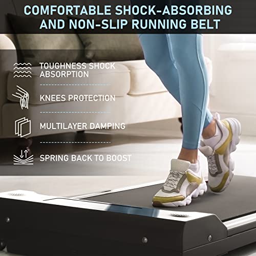 Gallelife Walking Pad, Under Desk Treadmill, 2 in 1 Walkstation Walking Pad Treadmill Portable Desk Treadmill Installation Free with Remote Control Walking and Jogging Machine for Home/Office