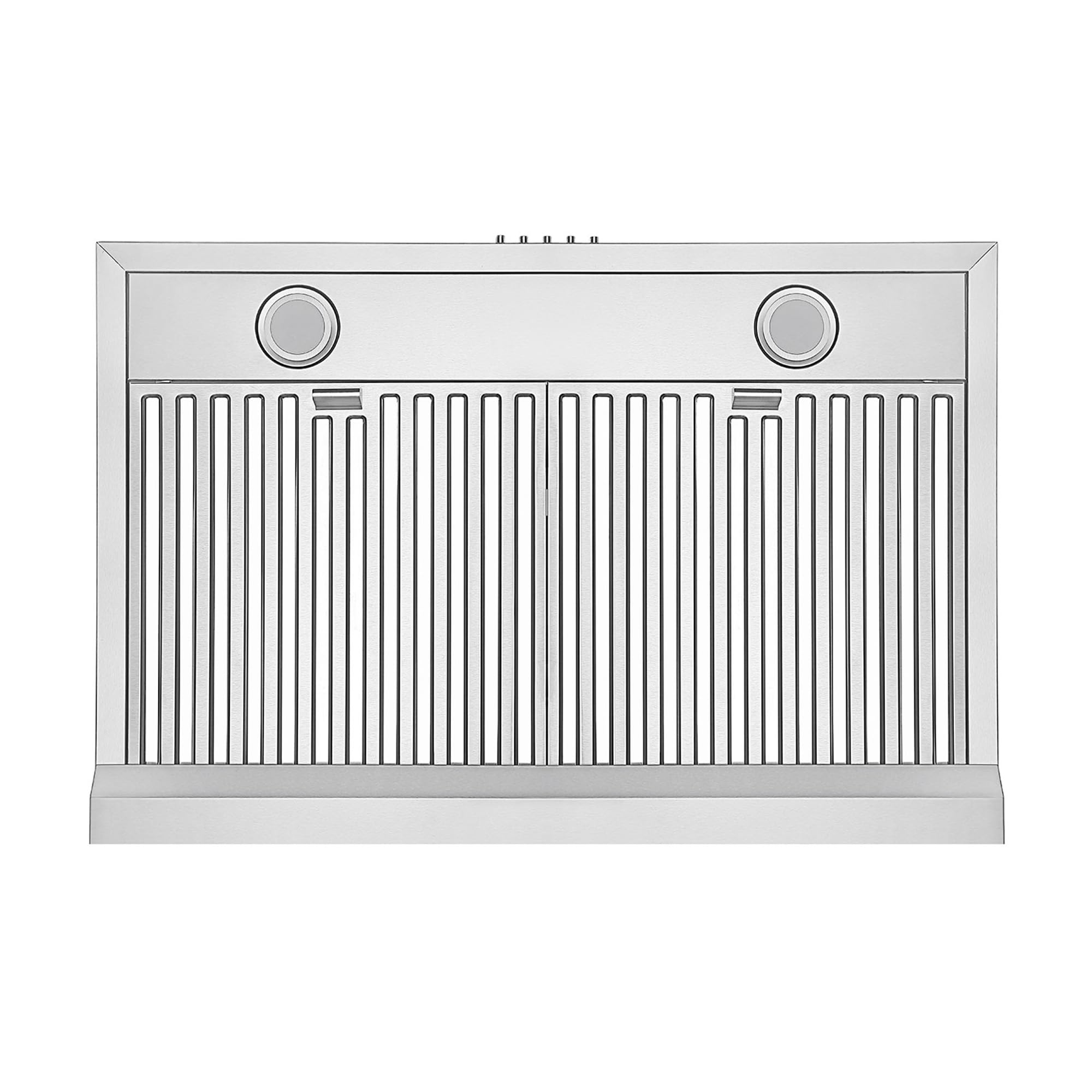 Empava Slim Range Hood 30 Inch Under Cabinet Ducted, Dual Sealed Aluminum Motor, 3-Speed, 400 CFM, Permanent Filters, Push Button Control Stainless Steel, 30 in. RH08