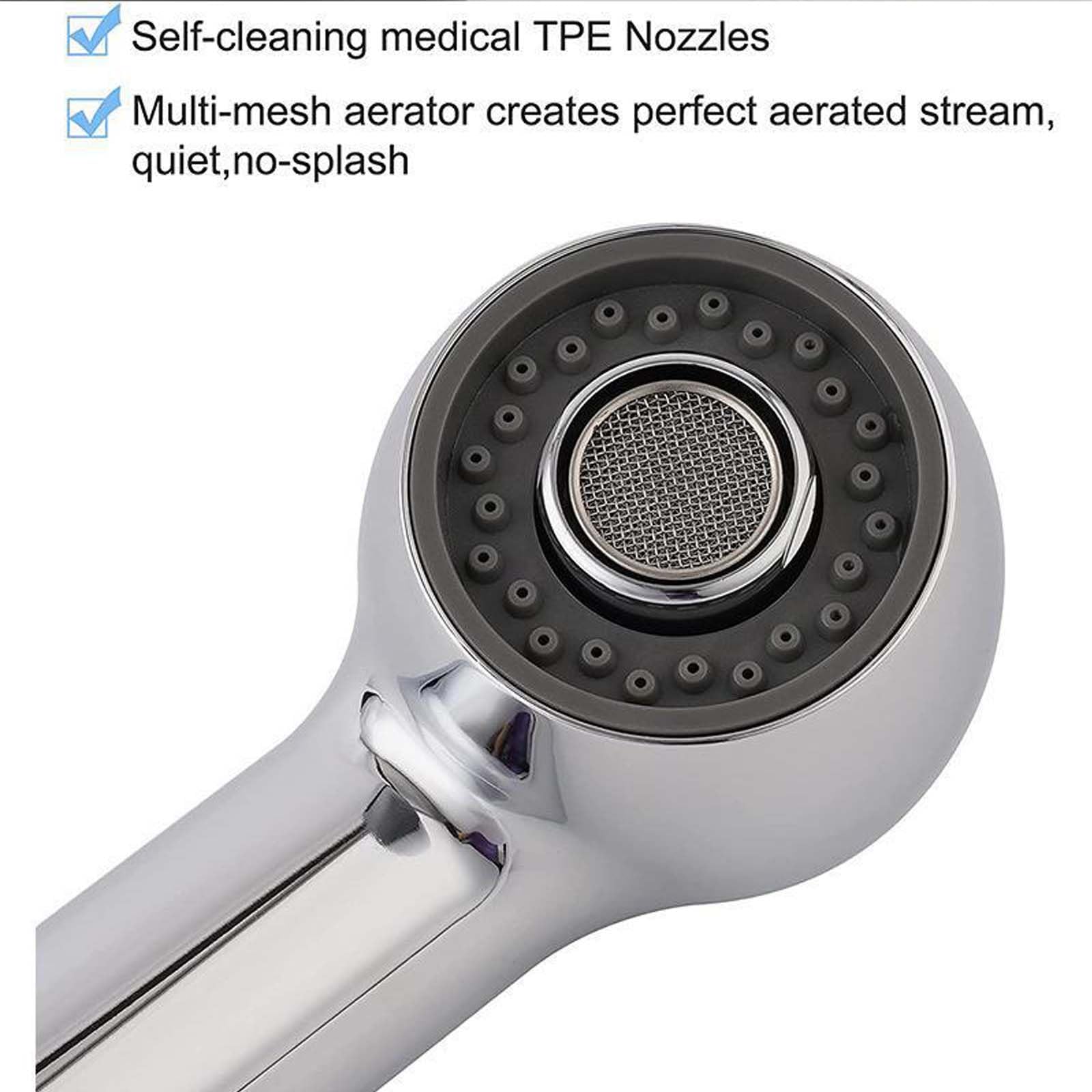 Kitchen Faucet Bathroom Tap 2 Modes Pull-Out Faucet Nozzle Sink Faucet Spray Head Sprayer Spout Setting Replacement Part
