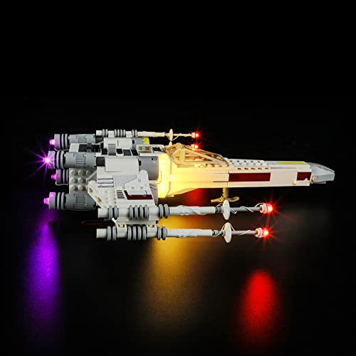 Lightailing Light for Lego- 75301 Luke-Skywalker’s X-Wing Fighter - Led Lighting Kit Compatible with Lego Building Blocks Model - NOT Included The Model Set