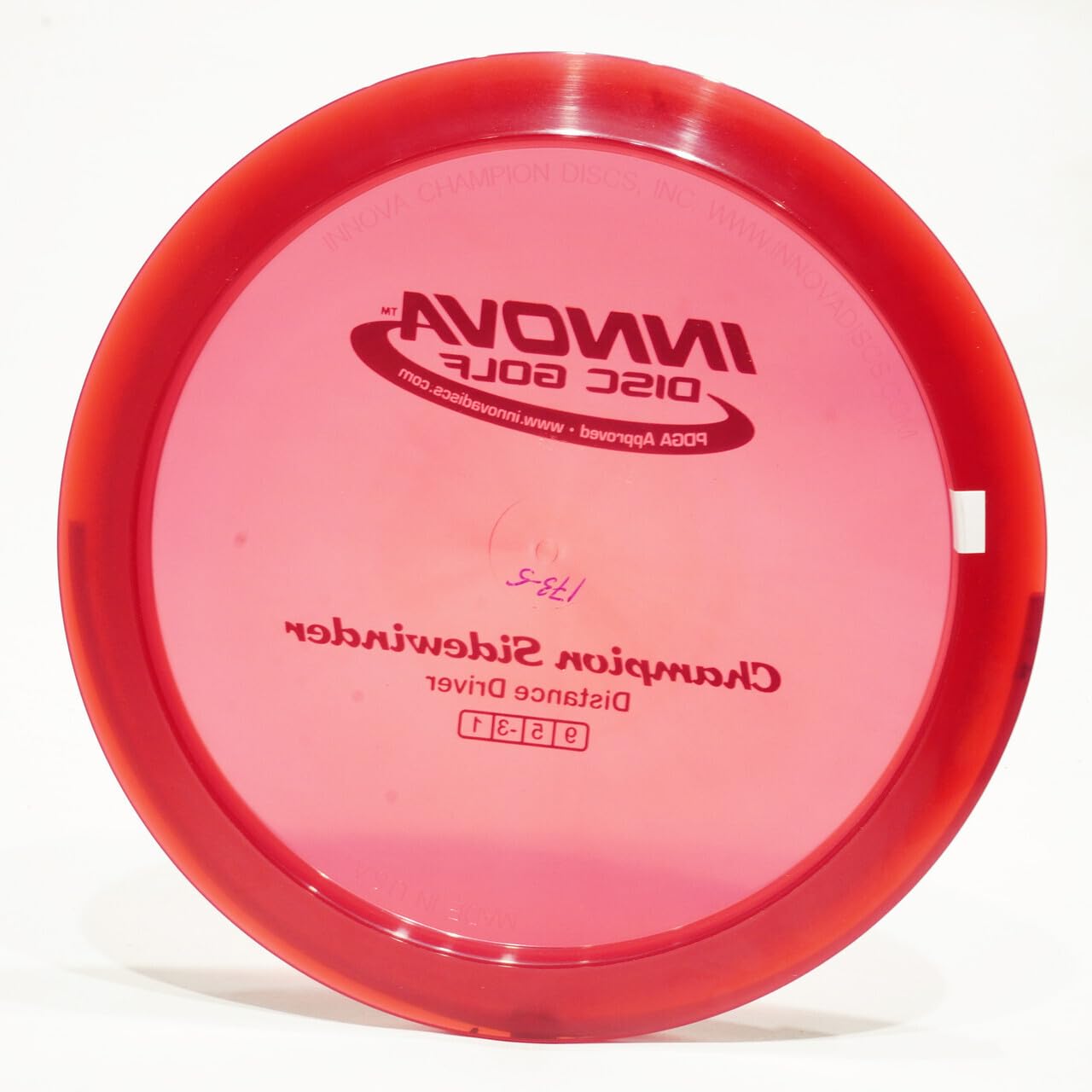 Innova Sidewinder (Champion) Driver Golf Disc, Pick Weight/Color [Stamp & Exact Color May Vary] Pink 173-175 Grams