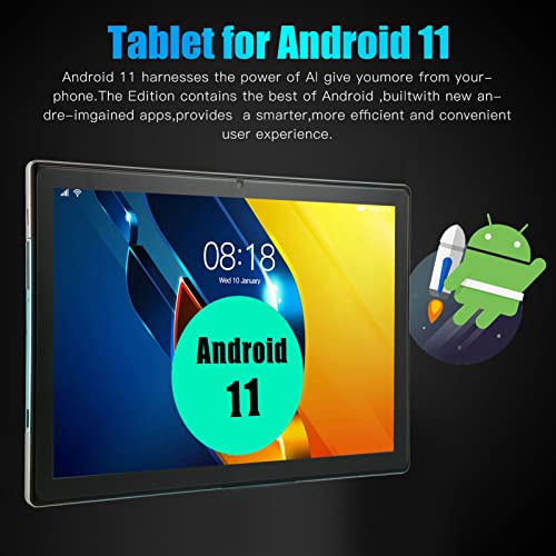 Leftwei Kids Tablet 1920x1200 800W 2000W MT6711 10 Core 10 Inch Tablet 5G WiFi (US Plug)