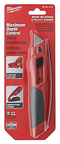 Milwaukee 48-22-1910 Slide Open Utility Knife with Wire Stripping and Tool-less Blade Changing