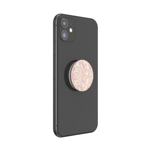PopSockets Phone Grip with Expanding Kickstand, Glitter PopGrip - Confetti Rose
