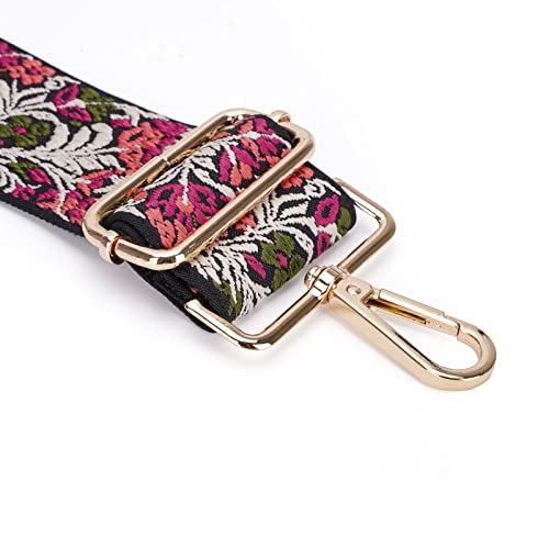 HKCLUF Wide Purse Strap Women Guitar Strap Purse For Women Adjustable Replacement Straps for Handbags Crossbody Shoulder Bucket Bag Replacement Belt