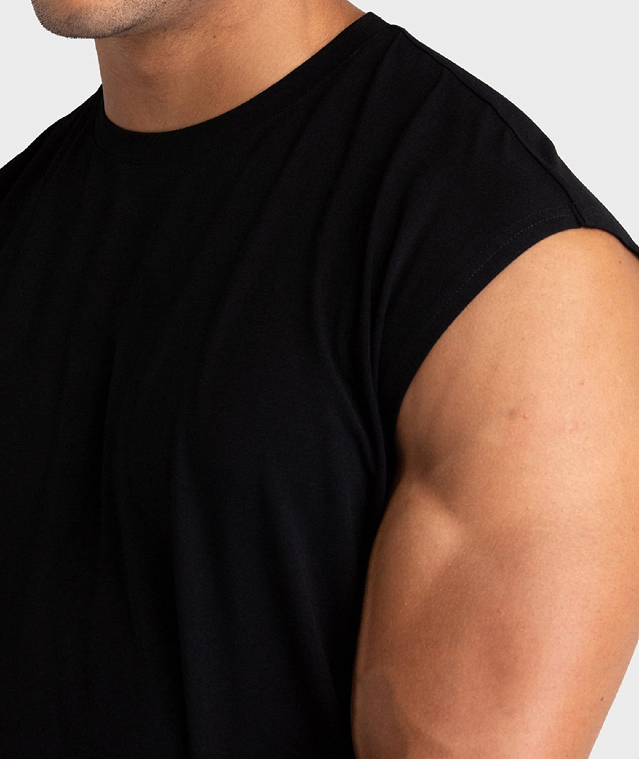 Holure 3 Pack Men's Gym Tank Tops Workout Sleeveless T-Shirts Athletic Muscle Tank Training Bodybuilding ShirtsBlack/Navy/Red XL