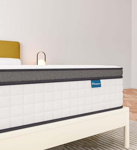 elitespace Twin Mattress,10 Inch Twin Size Mattresses,Memory Foam Hybrid Spring Twin Mattress,Medium Firm Twin Mattress Breathable Comfortable for Sleep Supportive and Pressure Relief.