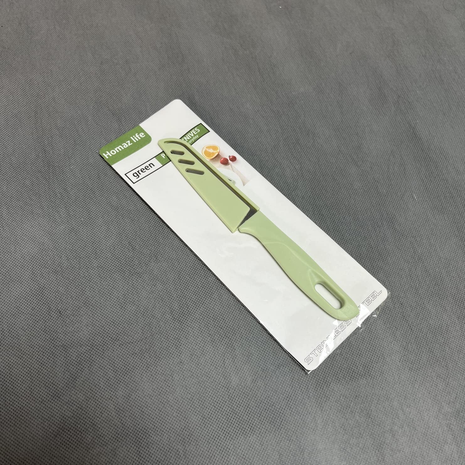 Homaz life Paring knives, 4 Inch Peeling Knife, Fruit and Vegetable Knife, Ultra Sharp Kitchen Knives, PP Plastic Handle