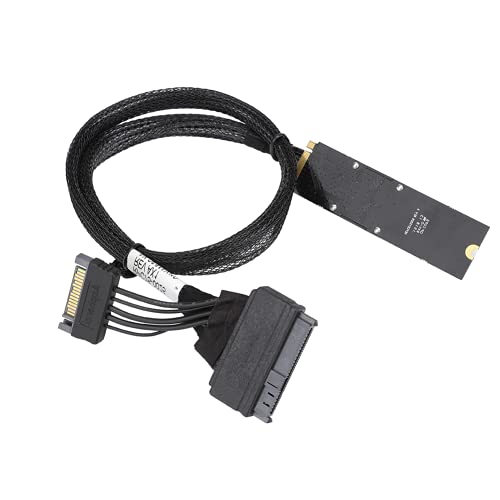 Jopwkuin M.2 Connecting Cable, Easily Upgrade Servers M.2 Cable for Servers to NVMe SSD Drives for Computer