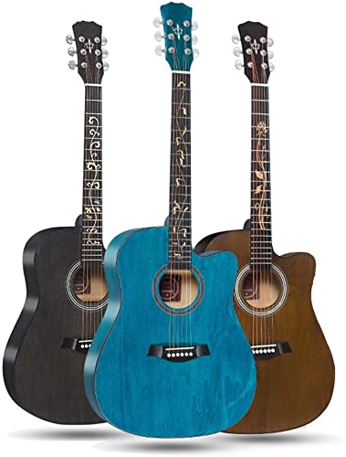 Guitar Kit, String Instrument Electronic Guitar Acoustic Guitar Beginner Classical Guitar Handmade Student Practice Adult Ballad Musical Instrument Spruce Wood Can Carry ( Color : Brown , Size : Long-