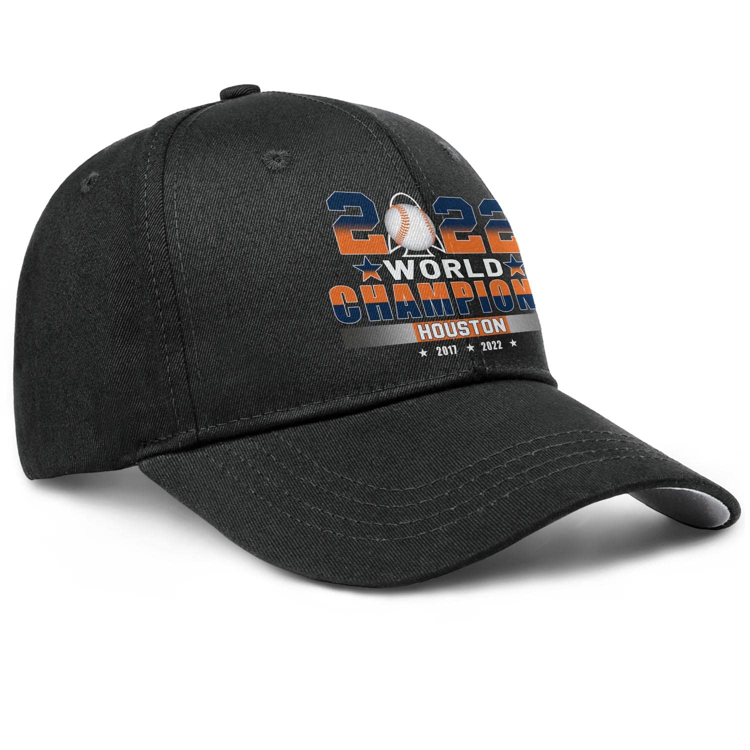 Houston Hat 2022 World Champs Hat Baseball Fans Cap Gift Adjustable