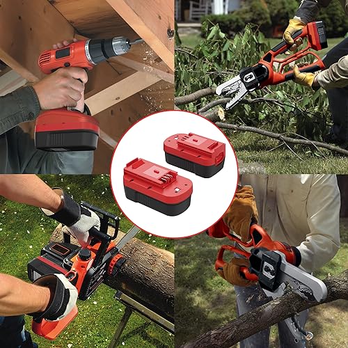 HOCHSTERN 2Pack 4.5Ah Ni-Mh Replacement for Black and Decker 18v Battery HPB18-OPE HPB18 244760-00 A1718 FS18FL FSB18 Firestorm Compatible with Black and Decker 18 Volt Cordless Power Tools Battery