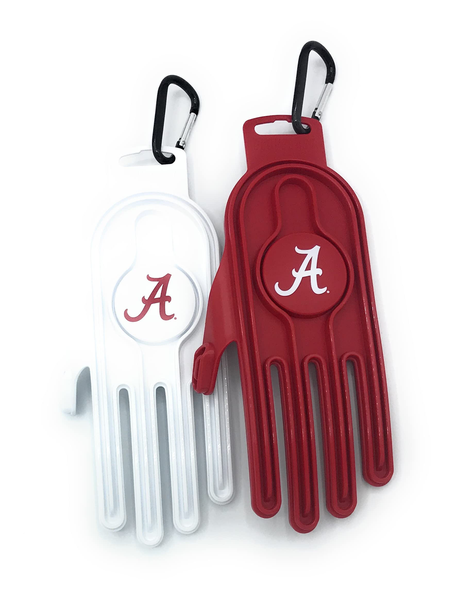 Glovelast Collegiate Branded Glove Shaper - Extend Your glove's Performance - No More Stiff crinkly Gloves (Alabama Crimson Tide, Used for Left Glove, Crimson)
