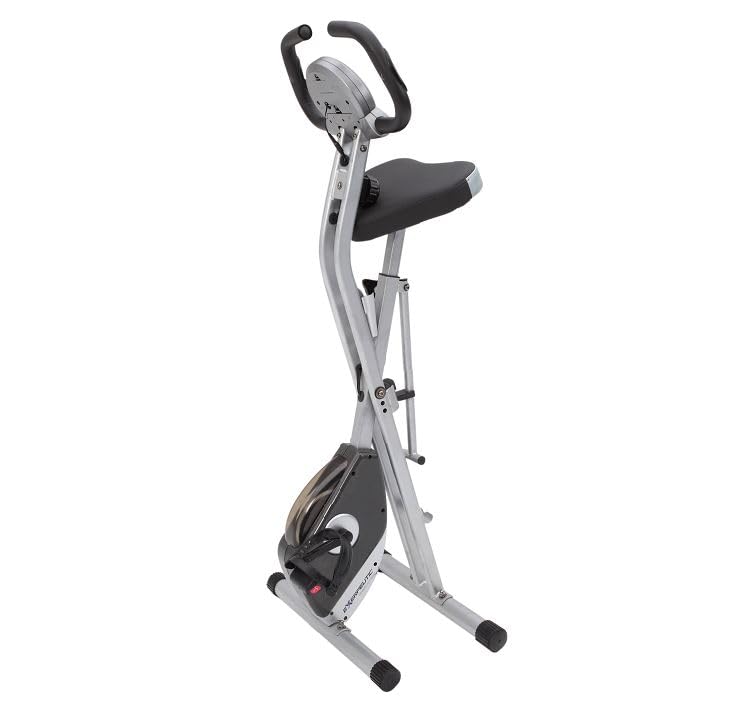 Exerpeutic Foldable Exercise Bike with Regular Seat