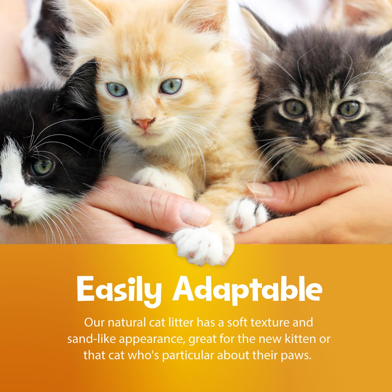 SmartCat All Natural Clumping Corn + Wheat Cat Litter, 20 Pound (320oz - 1 Pack) - Unscented and Clay Free
