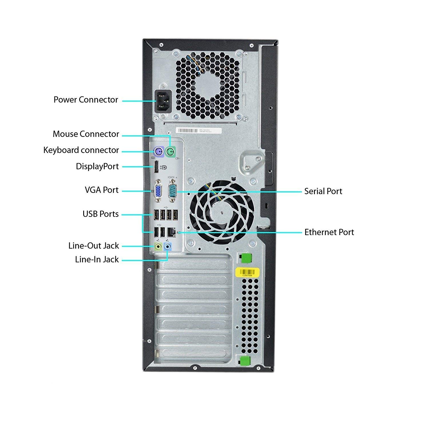HP 8100 Business High Performance Tower Desktop Computer PC (Intel Core i7 860 2.80GHz up to 3.46GHz,8GB RAM DDR3,2TB HDD,DVD,WIFI,Win 10 Pro 64 Bit)(Renewed)(I7, 8GB 2TB)