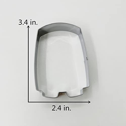 LILIAO Men's Blazer Suit Cookie Cutter - 2.4 x 3.4 inches - Wedding Biscuit Fondant Sandwich Bread Mold Cutters - Stainless Steel - by Janka