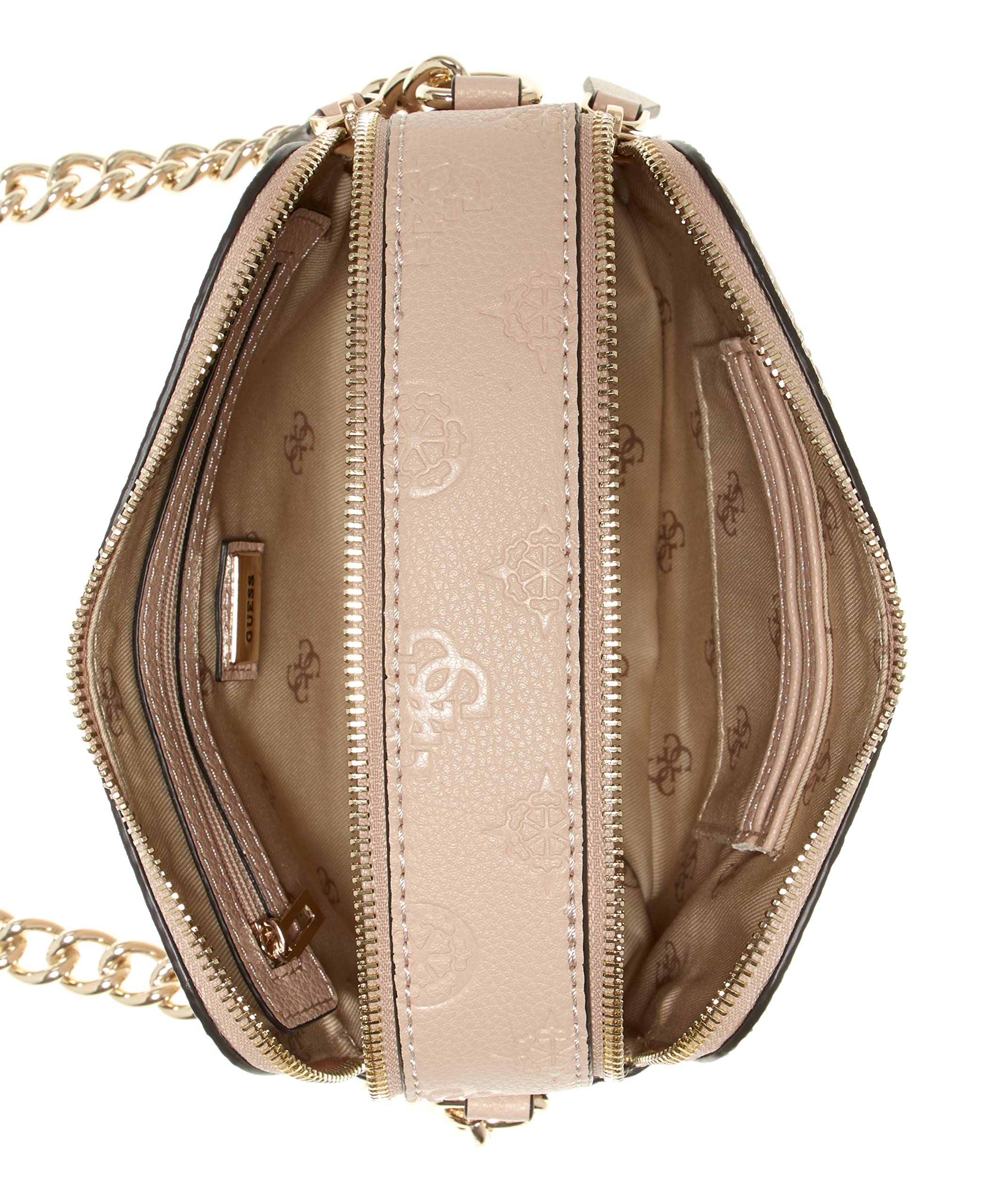GUESS Helaina Crossbody Camera, Almond