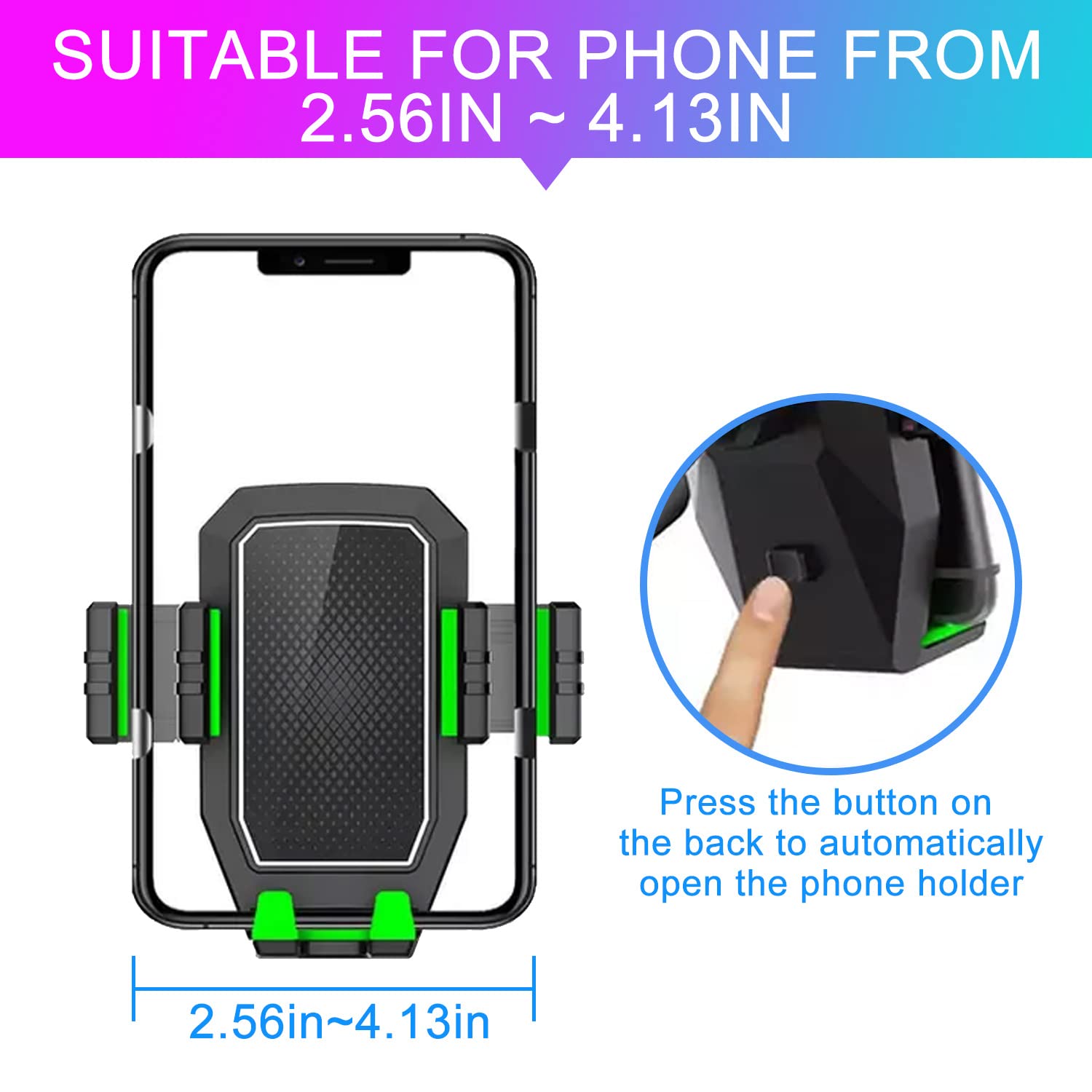 HUMBEST Cup Holder Phone Mount for car , Phone Mount for car - 360° Rotation Cell Phone Holder car Compatible All Smartphones - Cup Holder Extender for a More Convenient Driving Experience