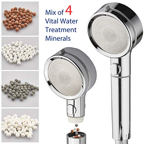 LaserJet 2-piece Mixed Mineral Stones Replacement Set - Use with Any LaserJet Handheld Shower Head or Combo β America's Most Cost Efficient Shower Water Filtration System β Trusted US Brand