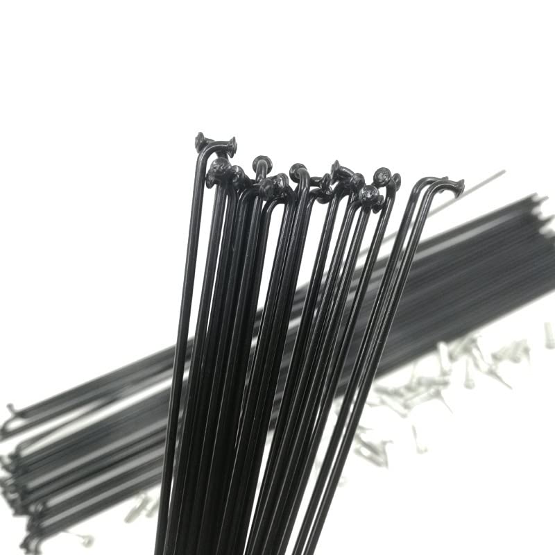 Kerjio Bicycle Spoke Diameter 2.0mm Spoke J Bend MTB/Bike Spoke Lengths from 206mm to 253mm (Color : Length 247 mm)