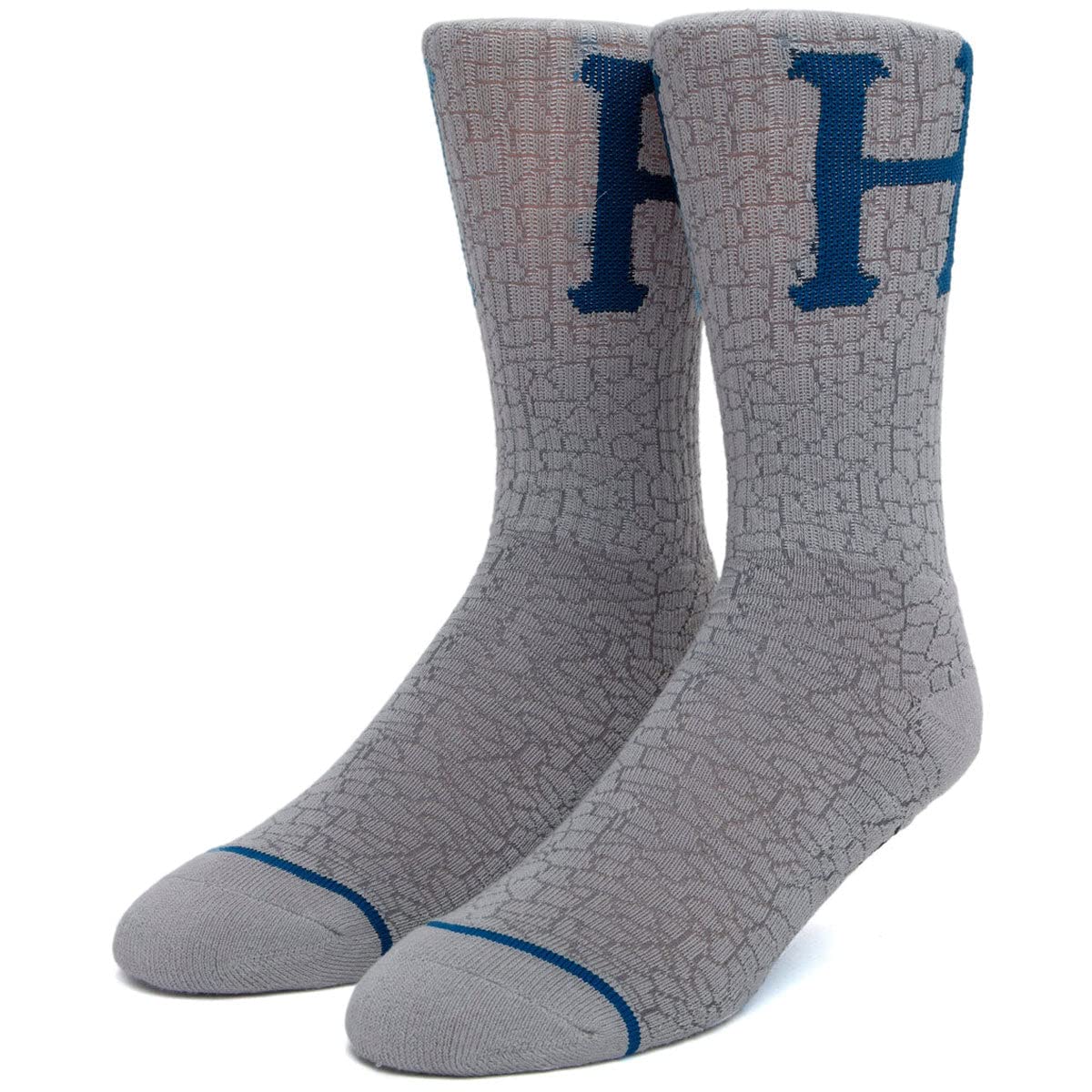 HUF Quake Classic H Socks - Grey