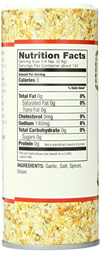 Jane's Krazy Chunky Mixed-Up Garlic Seasoning, 4.75 Ounce (Packing may vary)