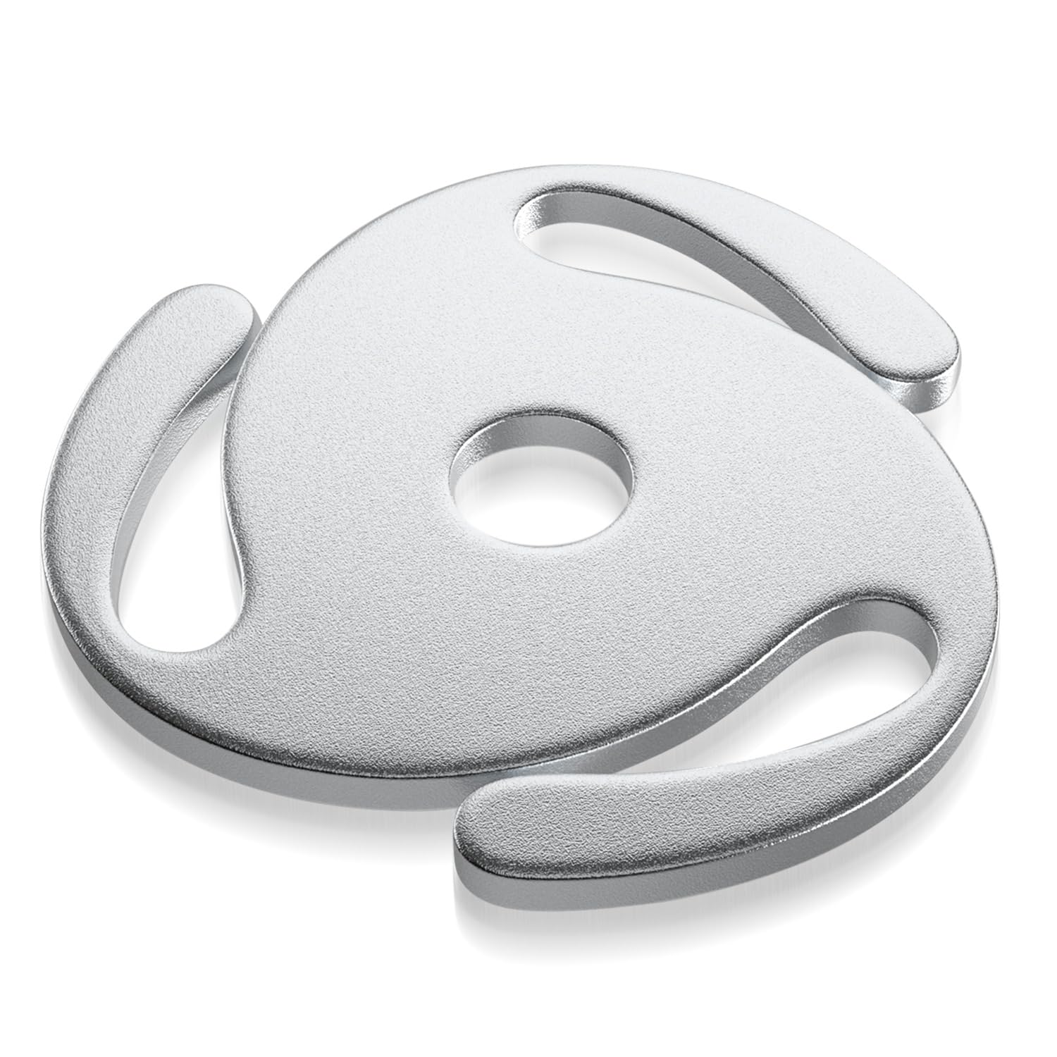 Facmogu 45 RPM Record Adapter, 7 Inch Vinyl Record Solid Aluminum Adapter, 45 Adapter for Vinyl Record Players Turntables, 45 RPM Vinyl Conversion Sheet, 45 Record Spindle Adaptor Inserts - Silver