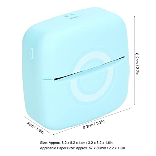 Jiawu Mini Printer, oneclick Print Photo Printer, Long Battery Life for Home Office Student use for School and Work