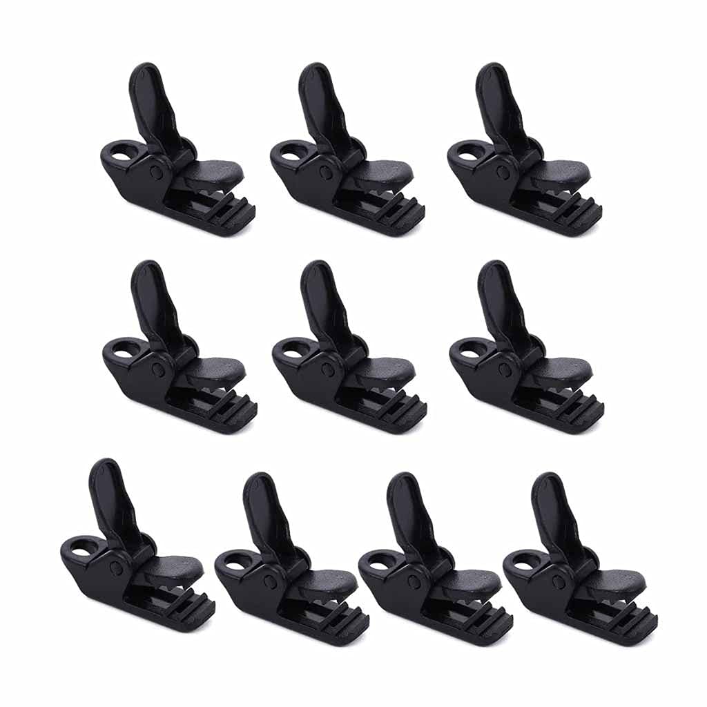 LMMDDP 10 Pcs Caravan Jaw Grip Trap Tent Awning Canopy Windproof Clamp Tighten Tool Tarp Canvas Clip Snap Gripper