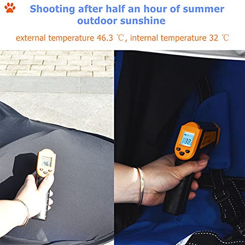 GDOOL Sun Shade for Strollers and Car Seats (Black)