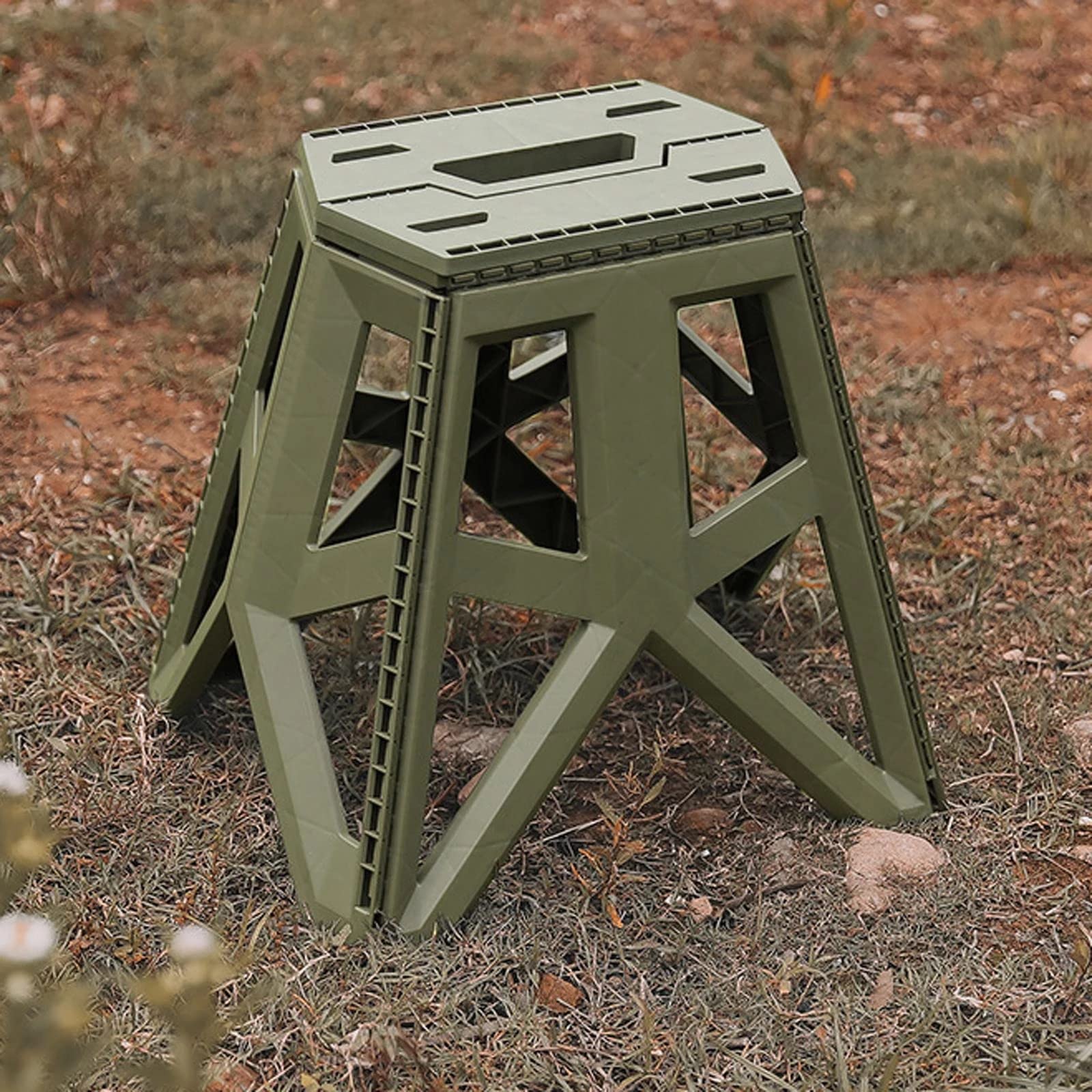 LMMDDP Collapsible Foldable Stool Camping Chair Outdoor Lightweight Hiking BBQ Seat Lazy Resting ( Color : E , Size : 1 )