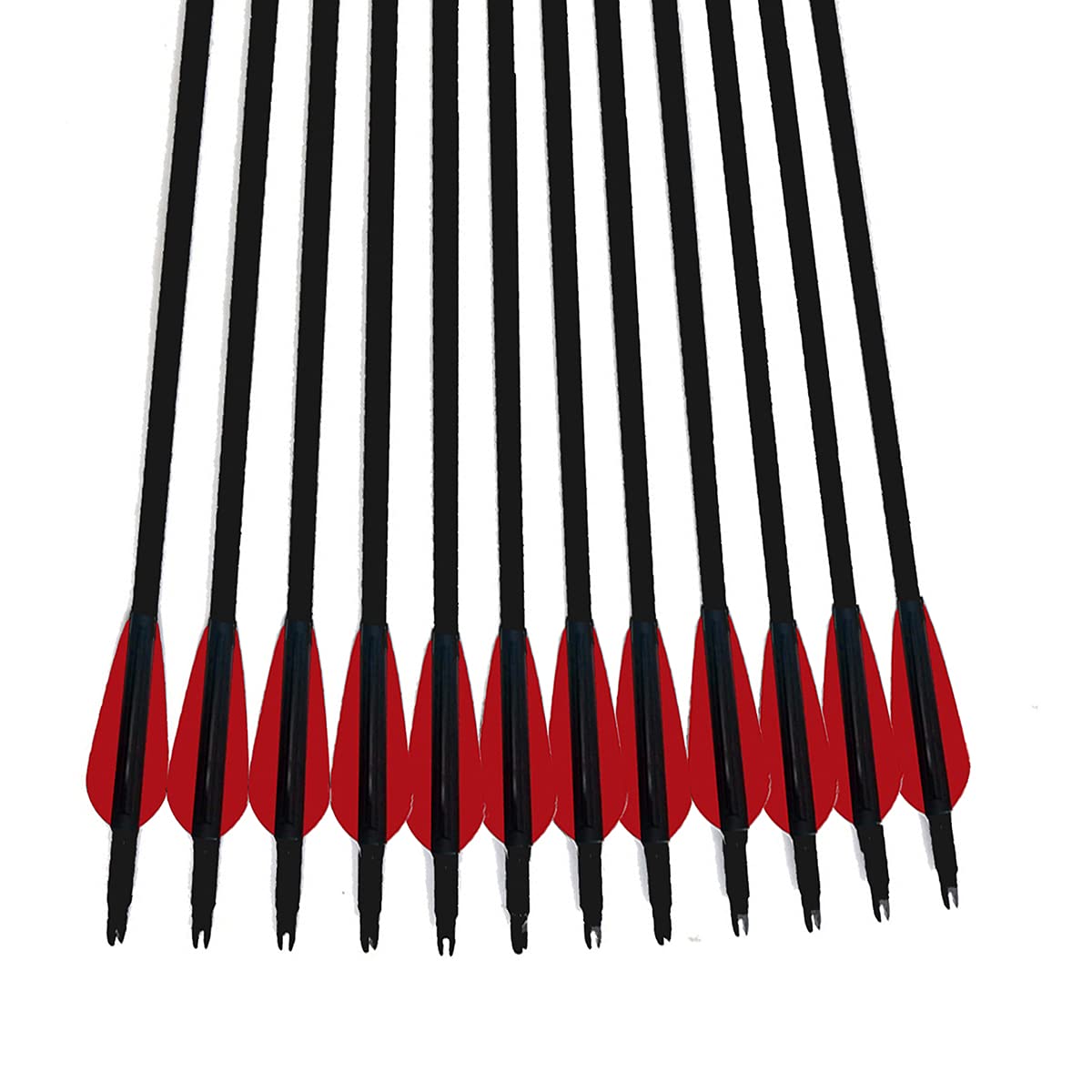 Gpoizmo 30 Inch Carbon Fiber Hunting Archery Arrows Target for Compound Bows& Recurve Bows with Removable Tips to Improve Practice Tips for Arrows
