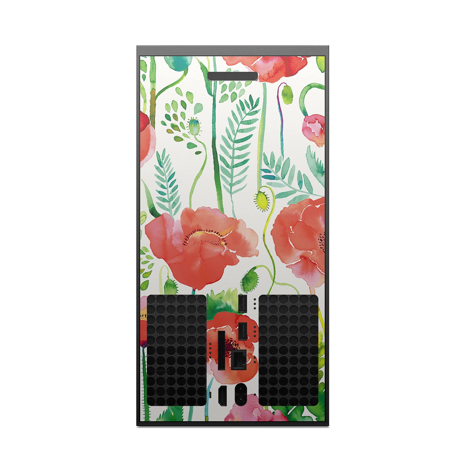 Head Case Designs Officially Licensed Ninola Red Flower Art Mix Matte Vinyl Sticker Gaming Skin Decal Cover Compatible with Xbox Series X Console