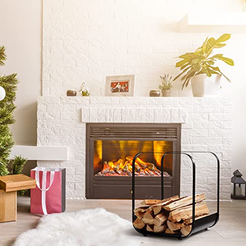 Lifeety 18 Inch Firewood Rack Small Indoor/Outdoor Log Holder Wood Storage