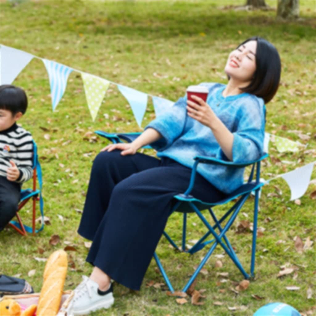 LMMDDP Outdoor Folding Chair Portable Camping Folding Stool Fishing Chair Carry Back Chair Maza Stool