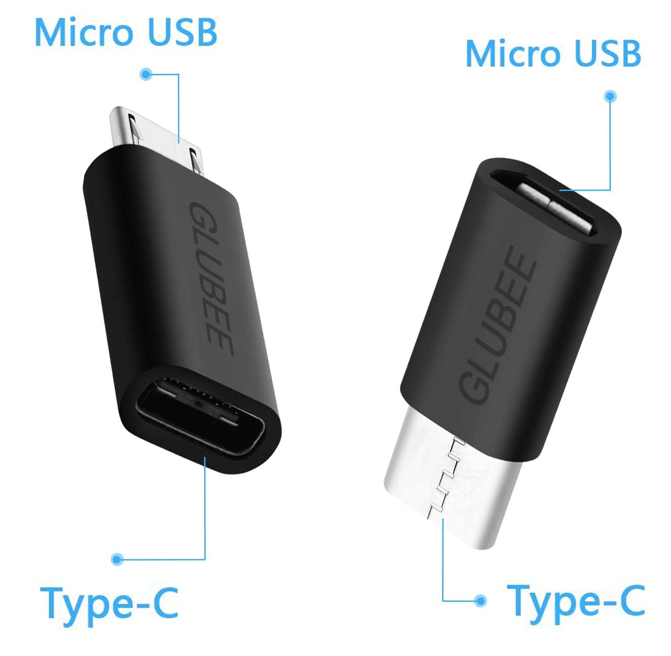 GLUBEE USB-C Adapter to Micro USB Adapter for Stylus Pen for iPad Pen High Precision Tilt Sensitivity Palm Rejection Compatible with iPad 6th-10th Gen, Stylus for iPad Pro 11''/12.9'