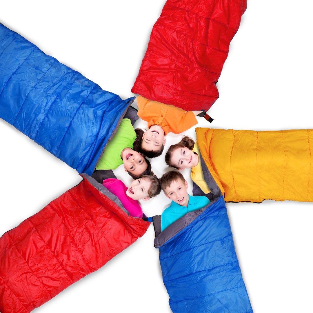 GigaTent Kids Sleeping Bags - Party Bundle - 2 Count - 2 Colors