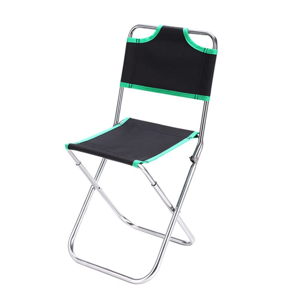 LMMDDP Portable Folding Fisherman Chairs with Backrest Outdoor Multifunctional Folding Chair Aluminum Folding Stool Camping Supplies