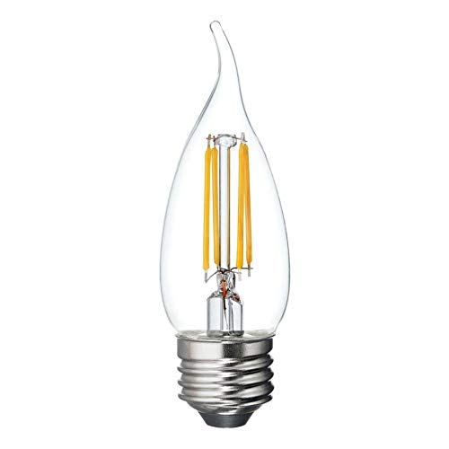 GE Relax 60-Watt EQ Soft White Dimmable Candle Light Bulb (3-Pack)