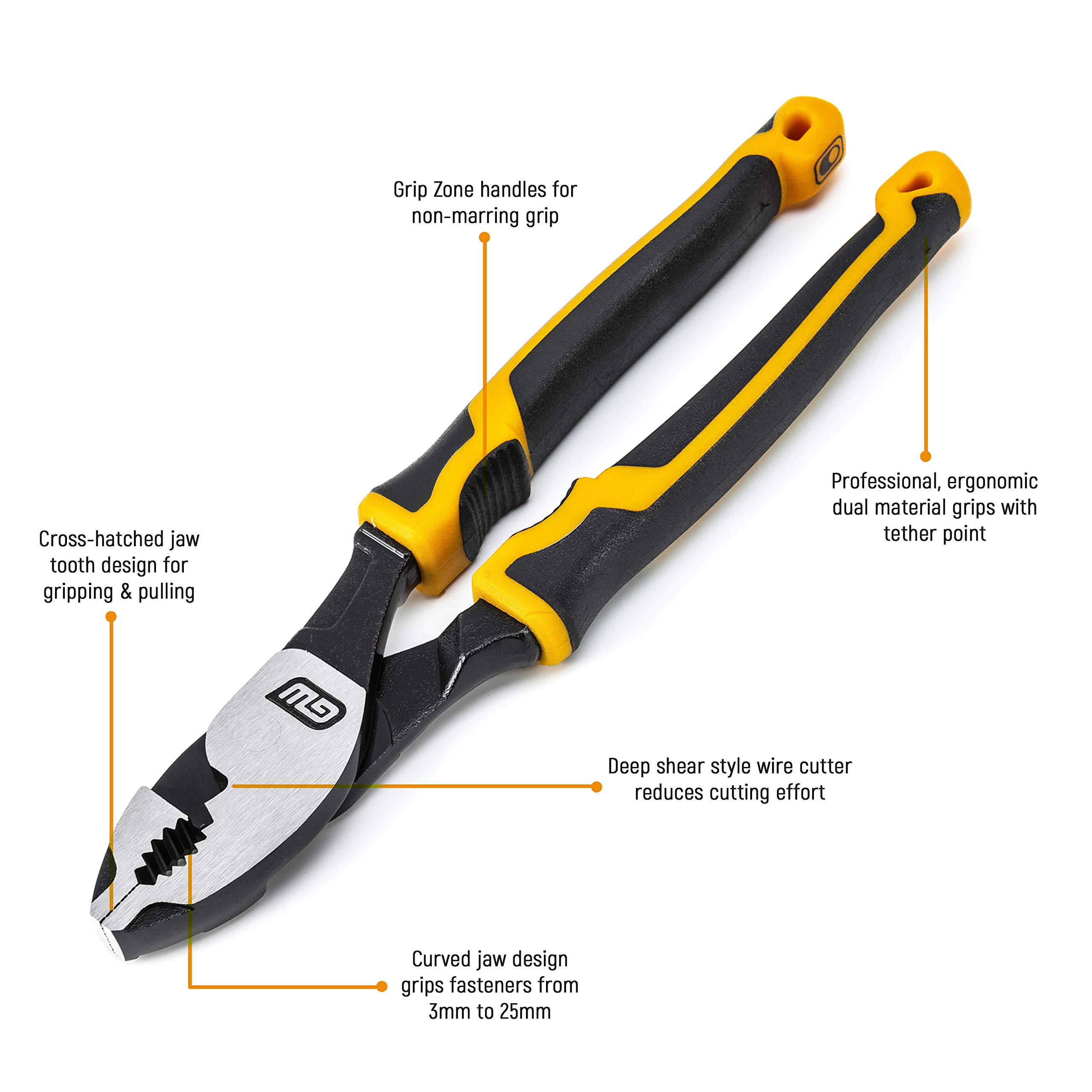 GEARWRENCH 4 Piece PITBULL Dual Material Mixed Plier Set - 82203C