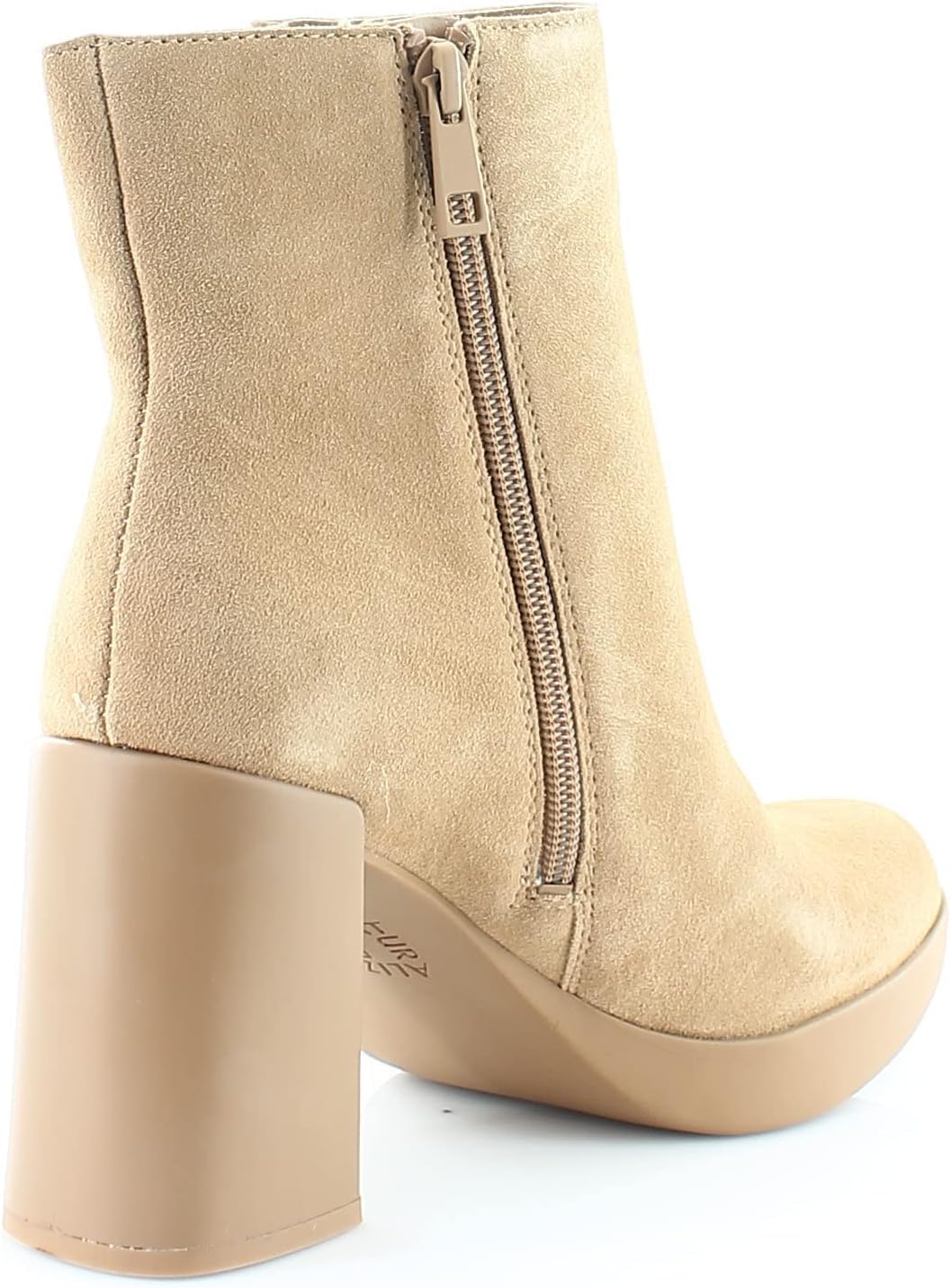 Naturalizer Women's Gen N Reach Ankle Boot Cookiedough Tan Suede 9 M