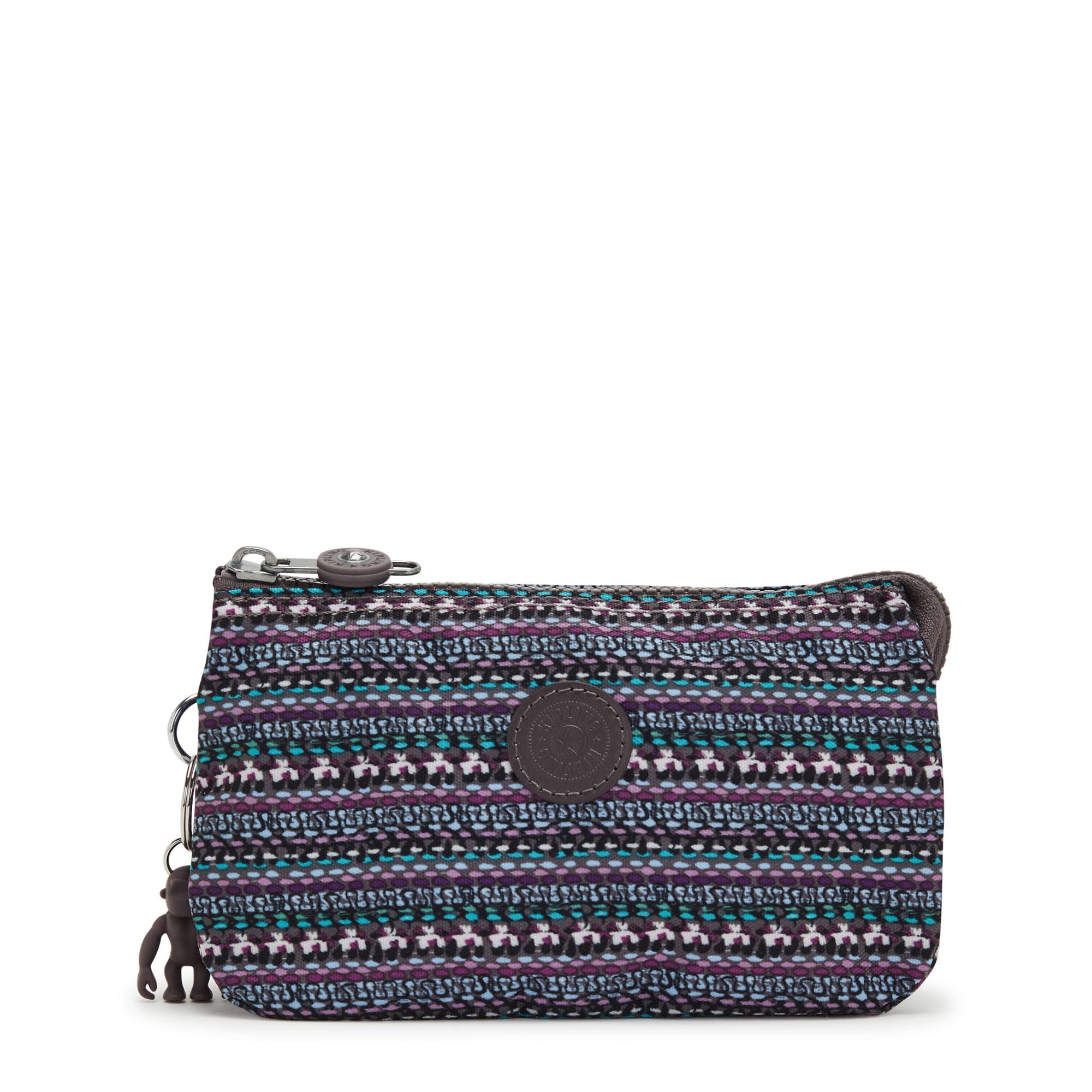 Kipling Creativity Large Printed Pouch Stripy Dots