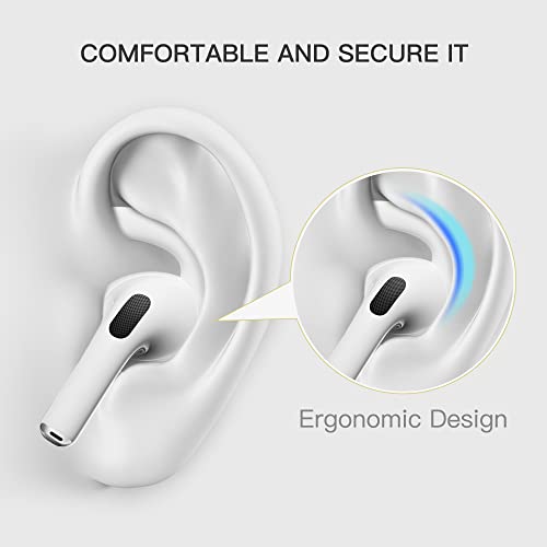 PZOZ 2 Pairs AirPods Pro 2 Ear Hooks, Silicone Anti-Slip in-Ear Earhooks Covers, Ear Tips Accessories Compatible with Apple AirPods Pro 2nd Generation (Not Fit in The Charging Case)